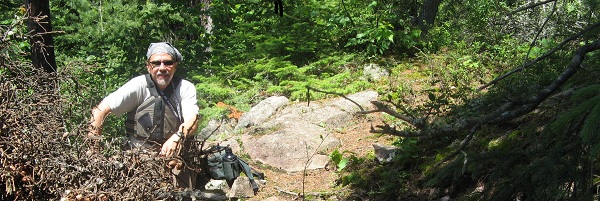 Gerald W. Schlabach in the Boundary Waters Canoe Area Wilderness ...